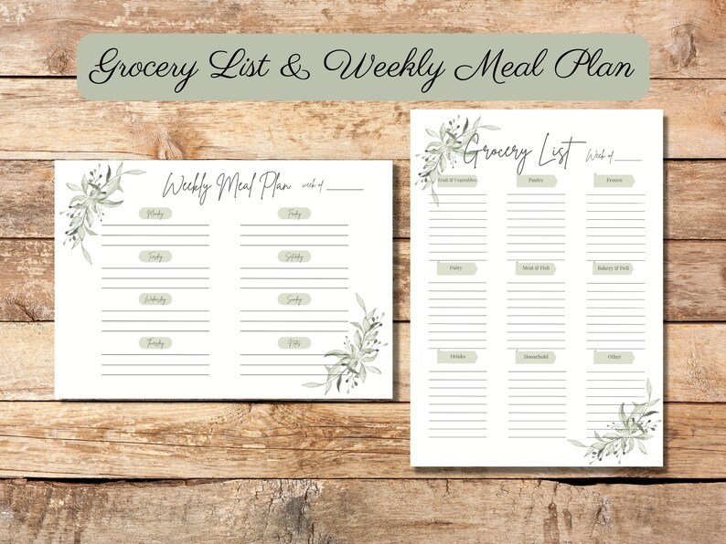 EDITABLE Printable Ultimate Life Organizer Bundle | Fitness Planner ...