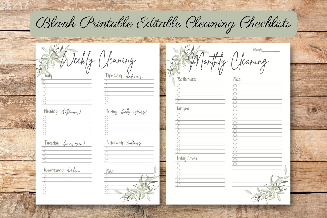 EDITABLE Printable Ultimate Life Organizer Planner Bundle - Etsy