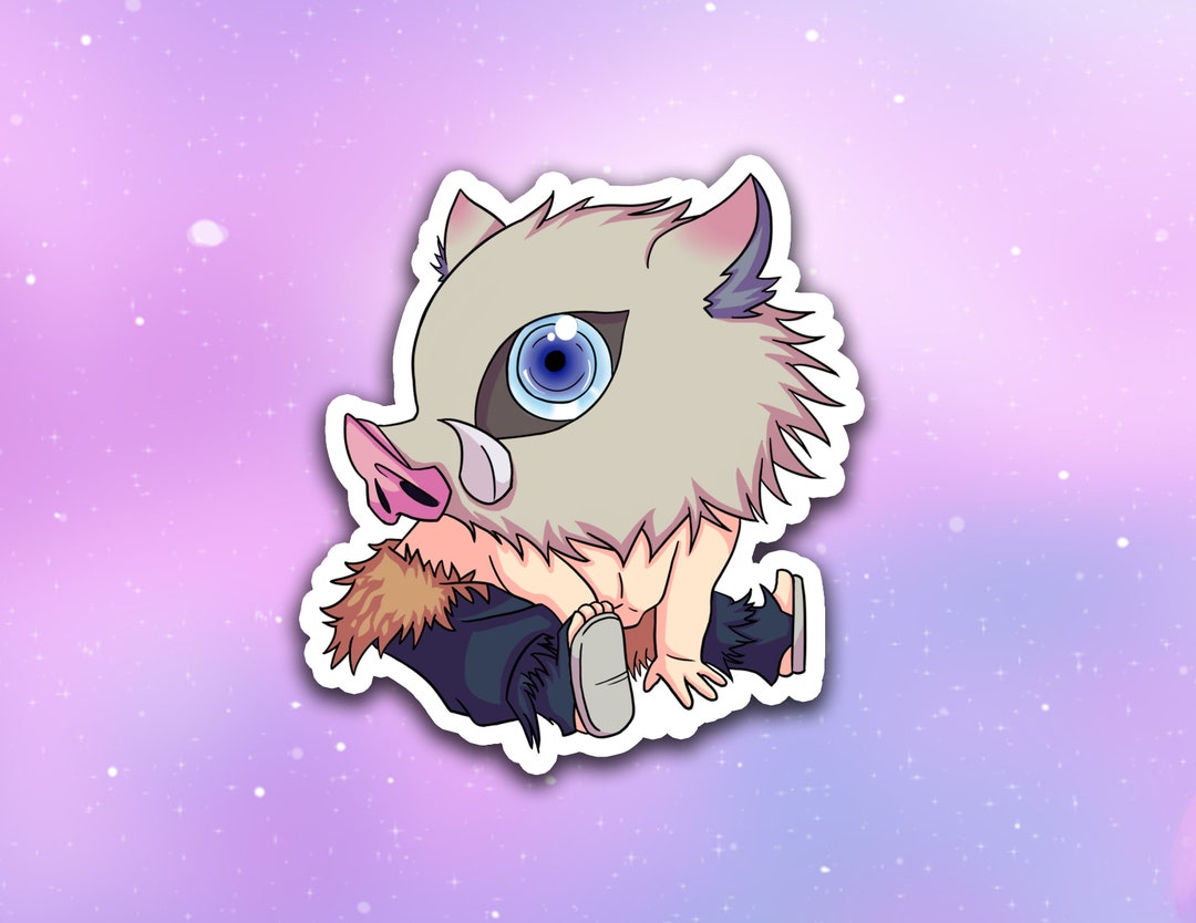 DS Chibi Boar Sticker - Etsy