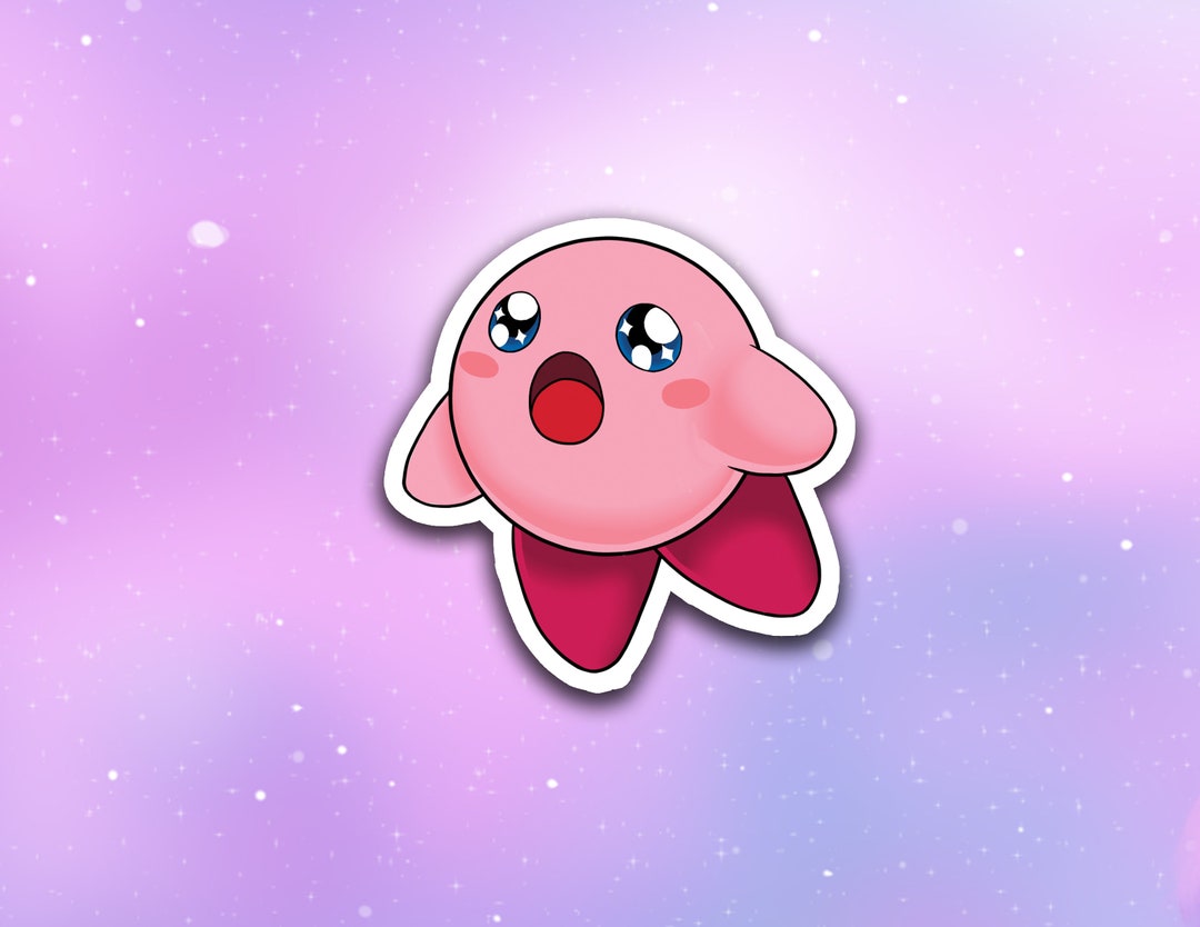 Kirby Sticker - Etsy