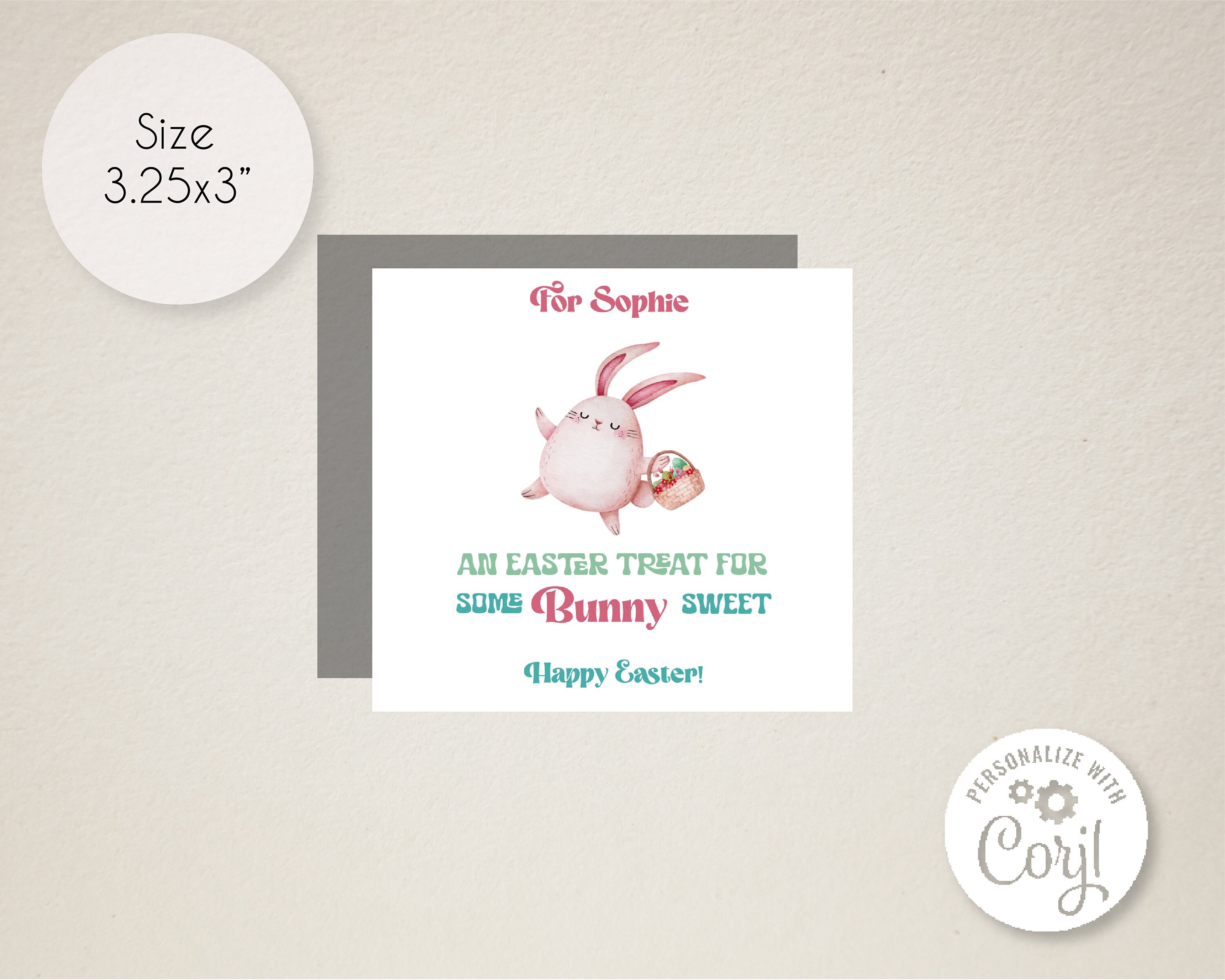 Editable Easter Egg Carton Label Template, Printable Custom Easter Gift ...