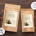 Editable Cocoa Powder Bag Label Template: Custom Packaging (instant ...