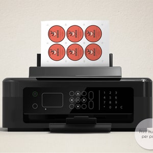 Editable Poke Bowl Round Label Template, Printable Luxury Poke Bowl ...