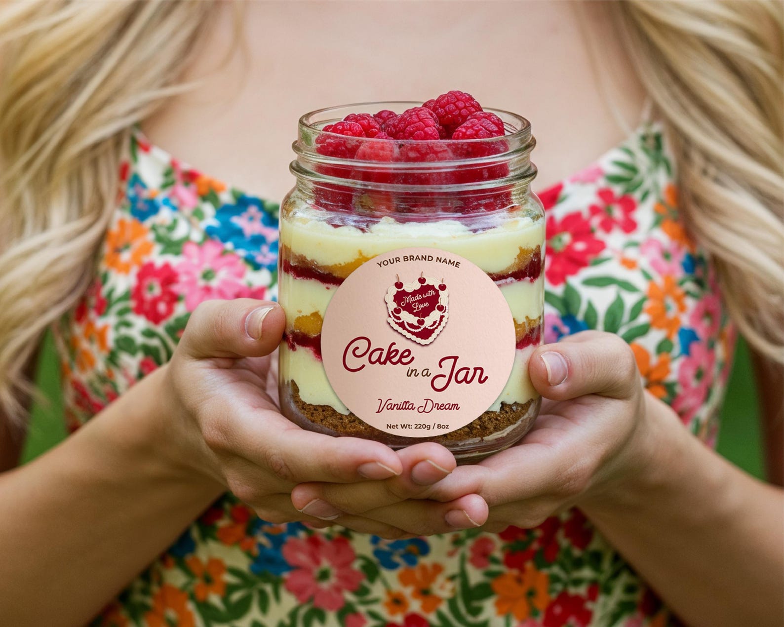 Editable Cake Jar Label Template: Vintage Coquette Packaging (instant ...