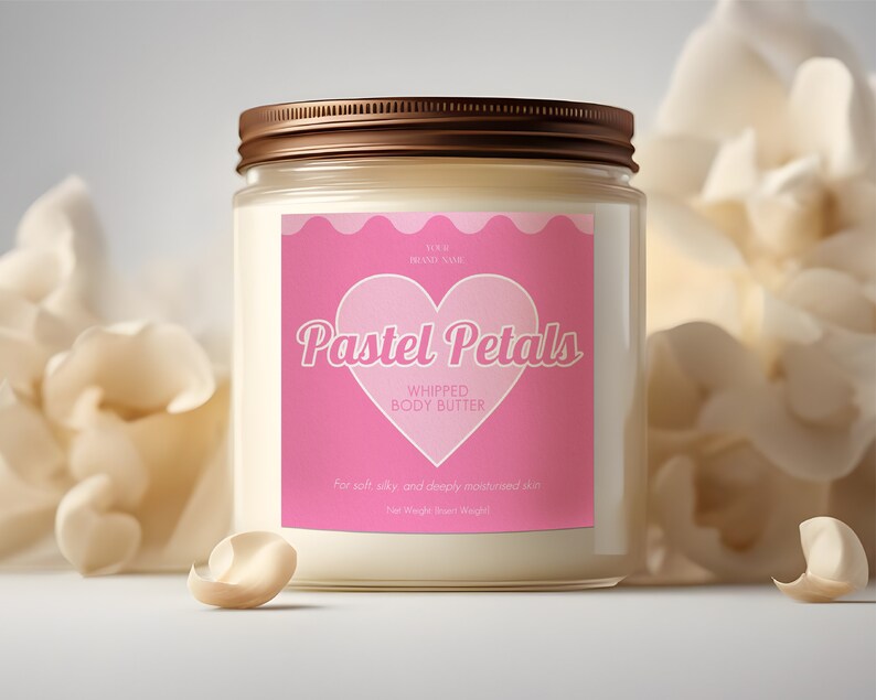 Editable Whipped Body Butter Label Template: Custom Product Label ...