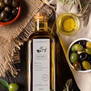 Truffle Oil Bottle Label Printable Editable Truffle Infused - Etsy