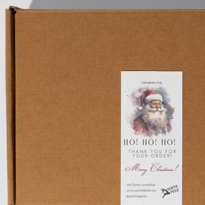 Editable Christmas Box Seal Label Template, Printable Christmas Box ...