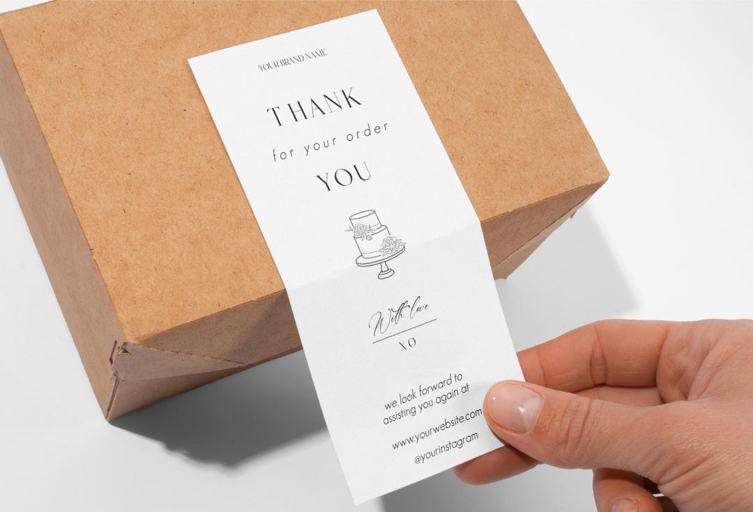 Editable Cake Box Seal Label Template, Custom Cake Box Sticker Template ...