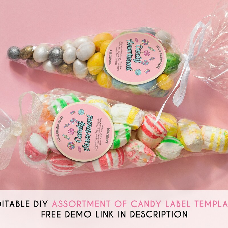 Candy Bag Labels - Etsy