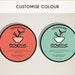Editable Poke Bowl Round Label Template, Printable Luxury Poke Bowl ...