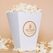 Editable Popcorn Round Label Template, Printable Popcorn Round Luxury ...