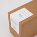 Editable Box Seal Label, Custom Box Sticker Template, Box Packaging ...