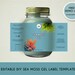 Editable Sea Moss Gel Label Template, Printable Superfood Supplement ...