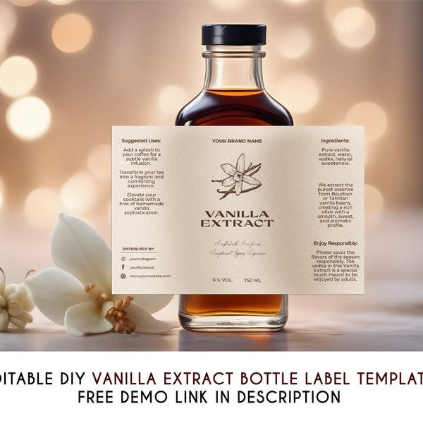 Extract Bottle - Etsy