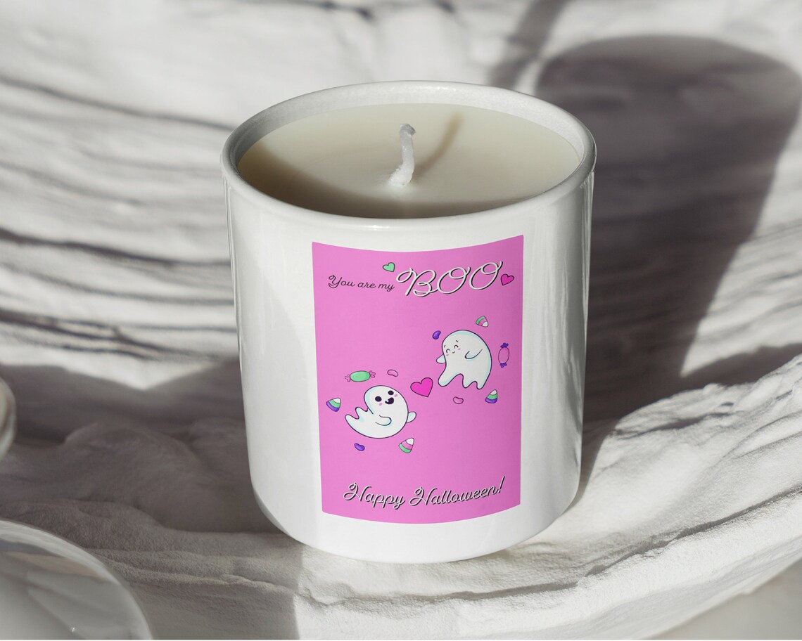Editable You Are My Boo Candle Label Template, Printable Playful ...