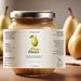 Editable Luxury Pear Sauce Jar Label Template, Printable Modern ...