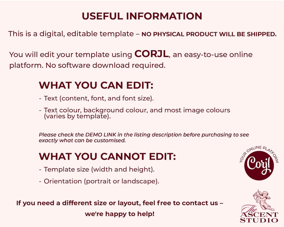 Editable Playful Cake Box Seal Label Template, Printable Whimsical Cake ...