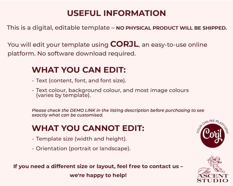 Editable Playful Cake Box Seal Label Template, Printable Whimsical Cake ...