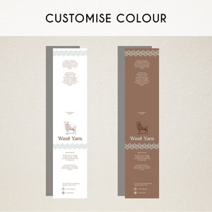 Editable Merino Wool Yarn Ball Label Template, Printable Luxury Hand ...