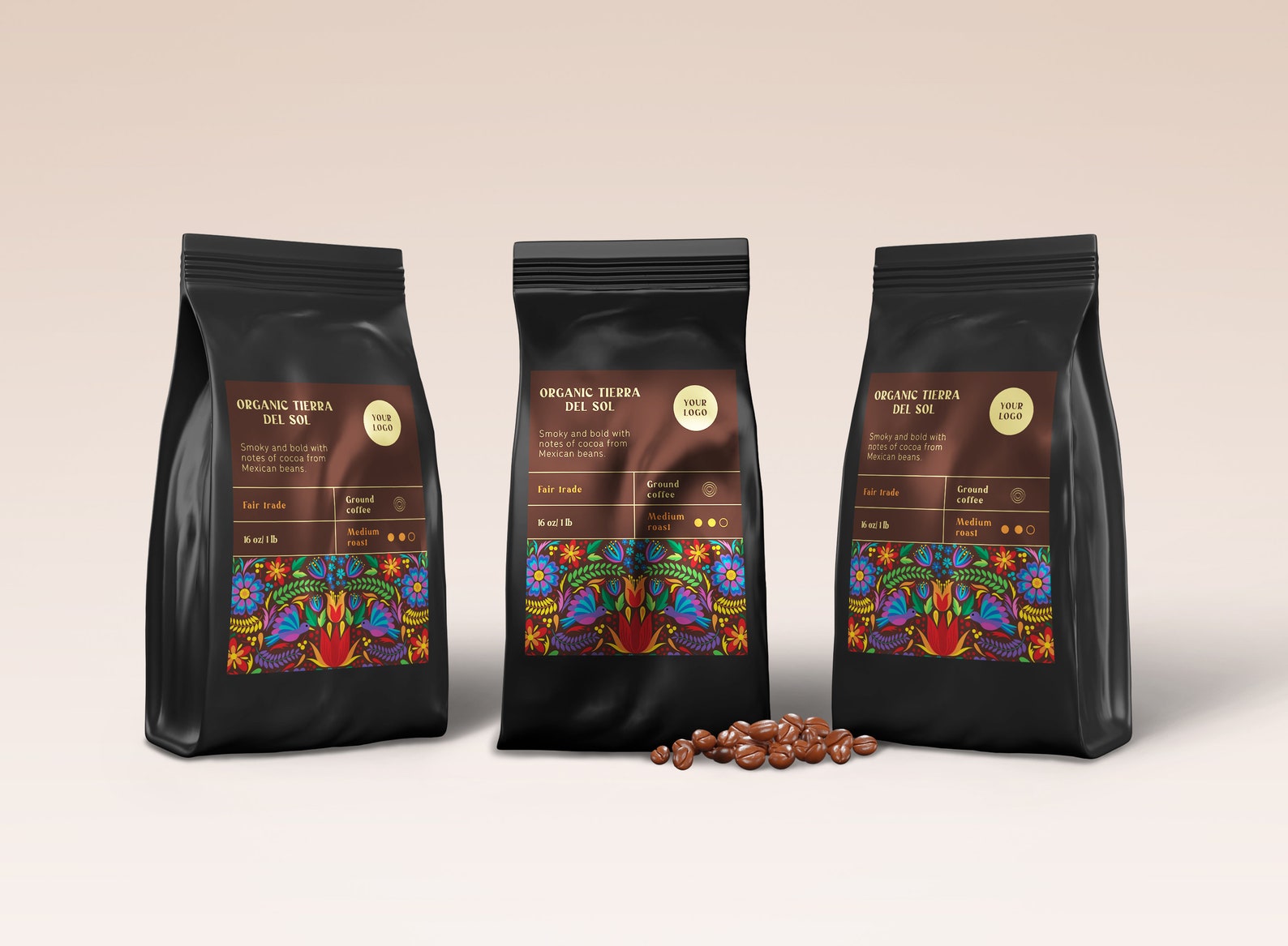 Ready to Print Coffee Label Template Minimalist Product - Etsy