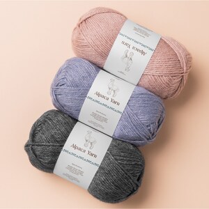 Editable Alpaca Wool Yarn Ball Label Template, Printable Luxury Hand ...