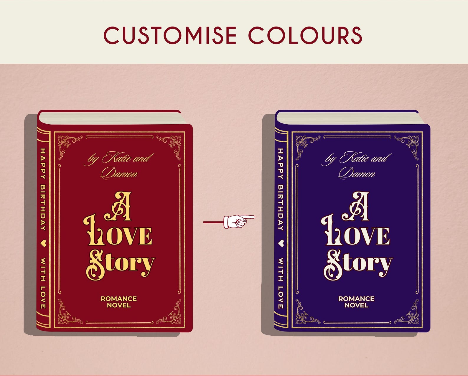 Editable Book Birthday Card Template: Luxury Gift for Bookworms ...