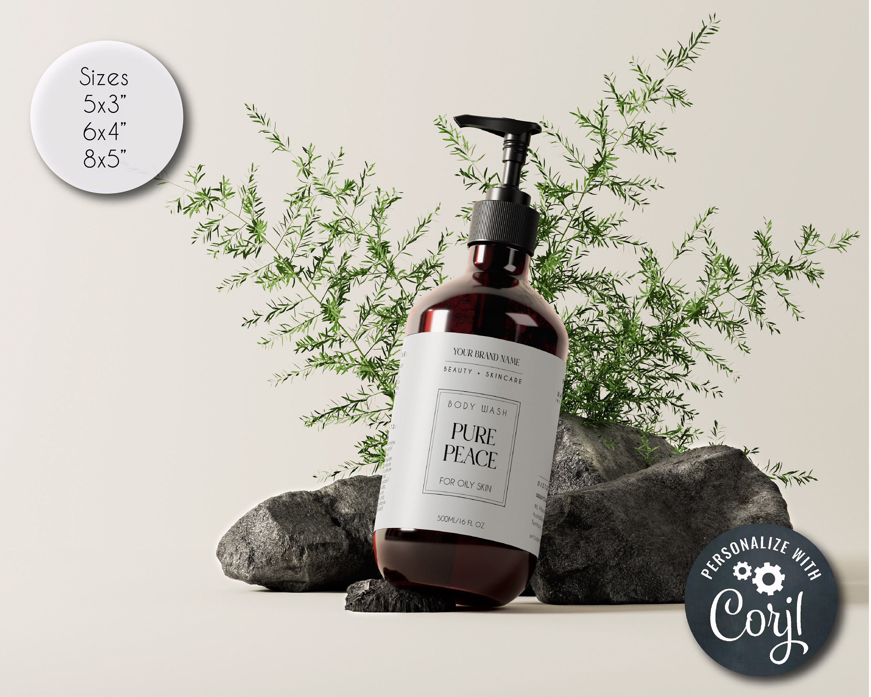 Editable Bath Product Label Template, Printable Bath Product Label ...