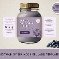 Editable Poke Bowl Round Label Template, Printable Luxury Poke Bowl ...