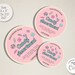 Editable Candy Assortment Round Label Template, Printable Candy in a ...