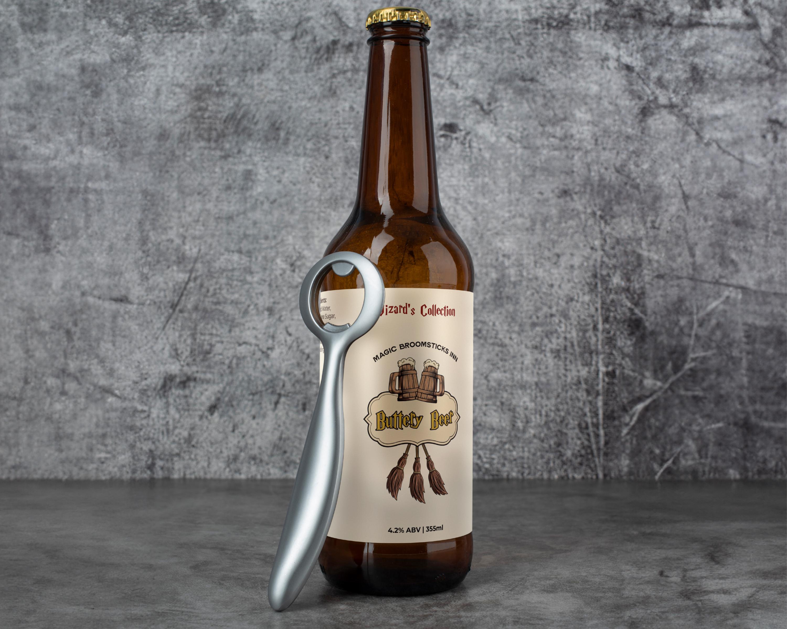 Editable Buttery Beer Bottle Label: Wizard Theme (digital Download ...