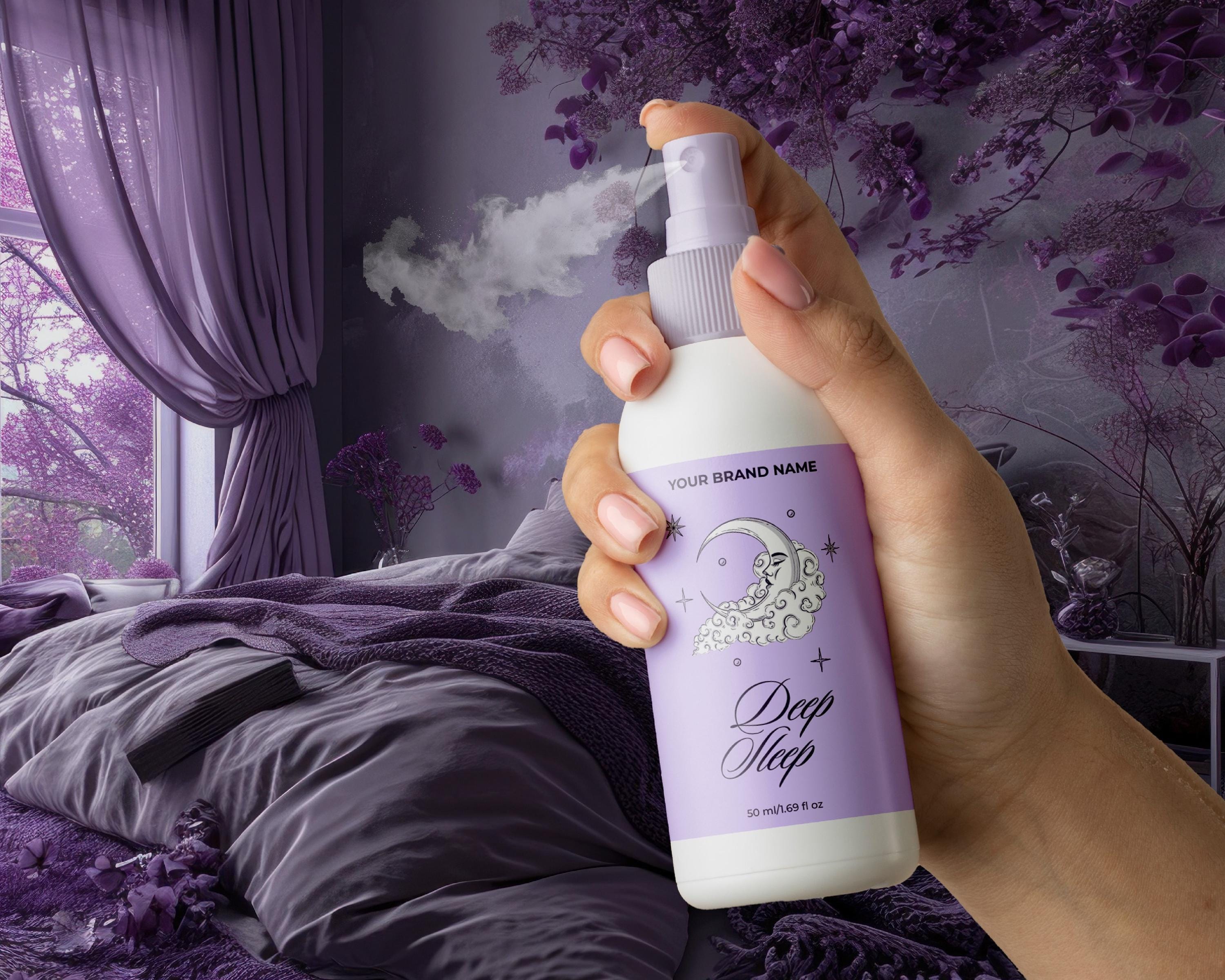 Editable Pillow Mist Label Template, Printable Luxury Room Spray Bottle ...