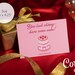 Editable Playful Cake Care Card Instructions Card Template, Printable ...