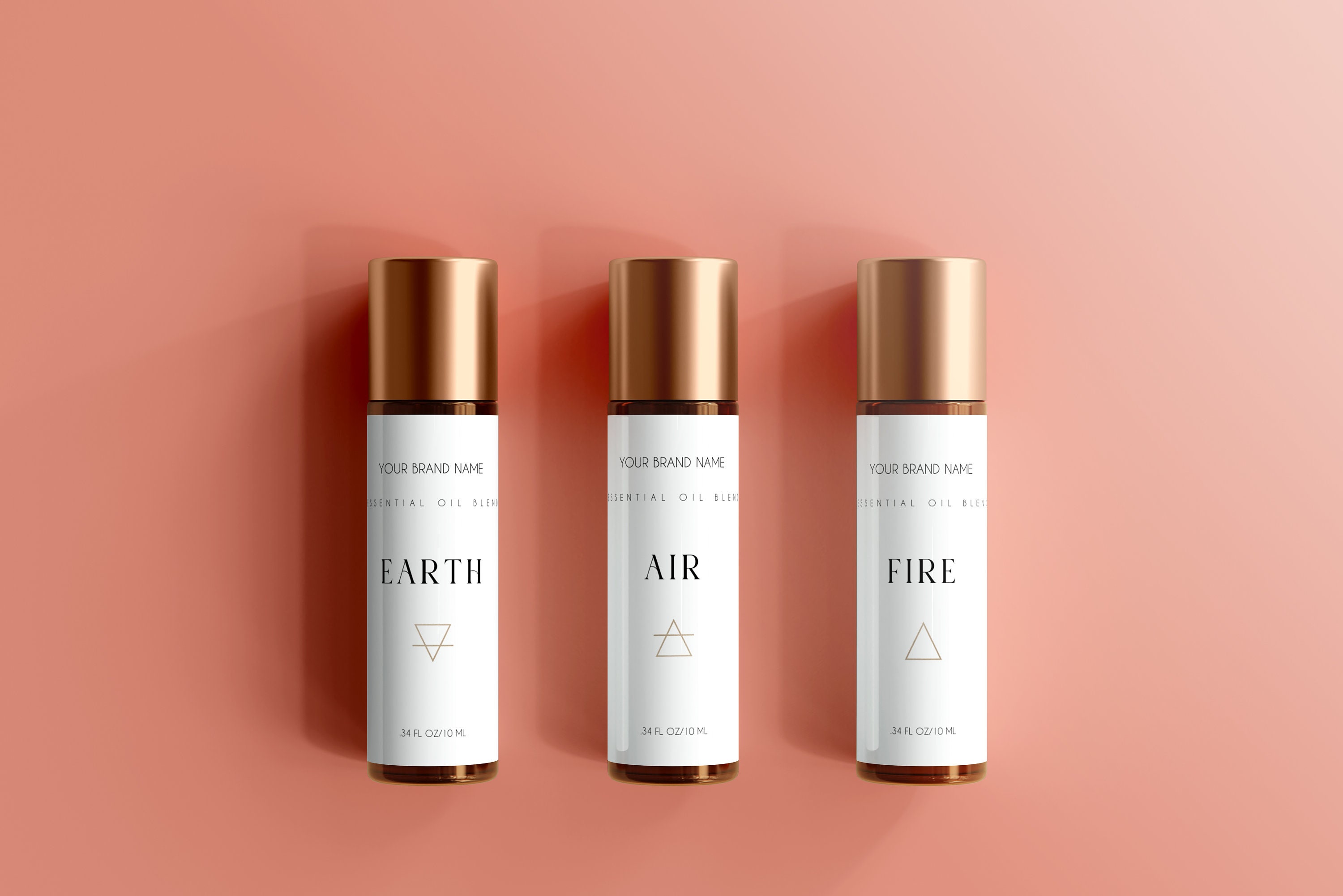 Editable Essential Oil 10ml Roller Label Template, Printable Essential ...