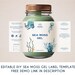 Editable Sea Moss Gel Label Template, Printable Superfood Supplement ...