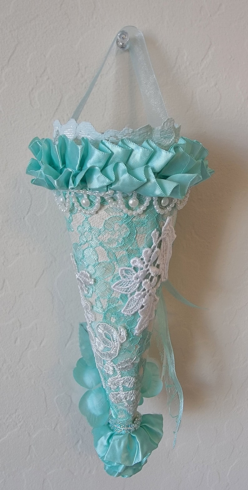 Aqua Tussie Mussie - Etsy