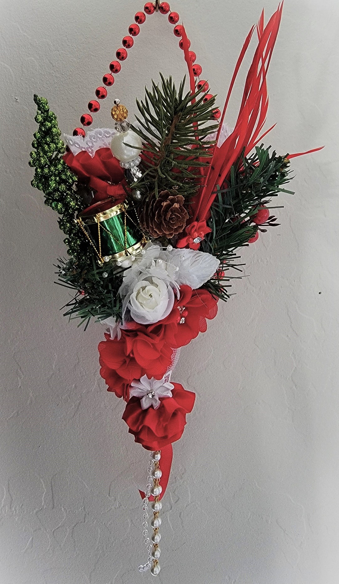 Christmas Tussie Mussie - Cone - Etsy