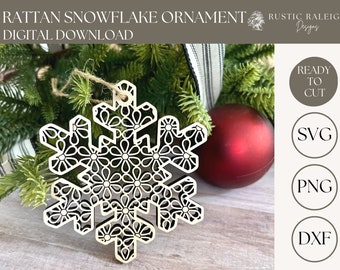 Rattan Christmas Decor - Etsy