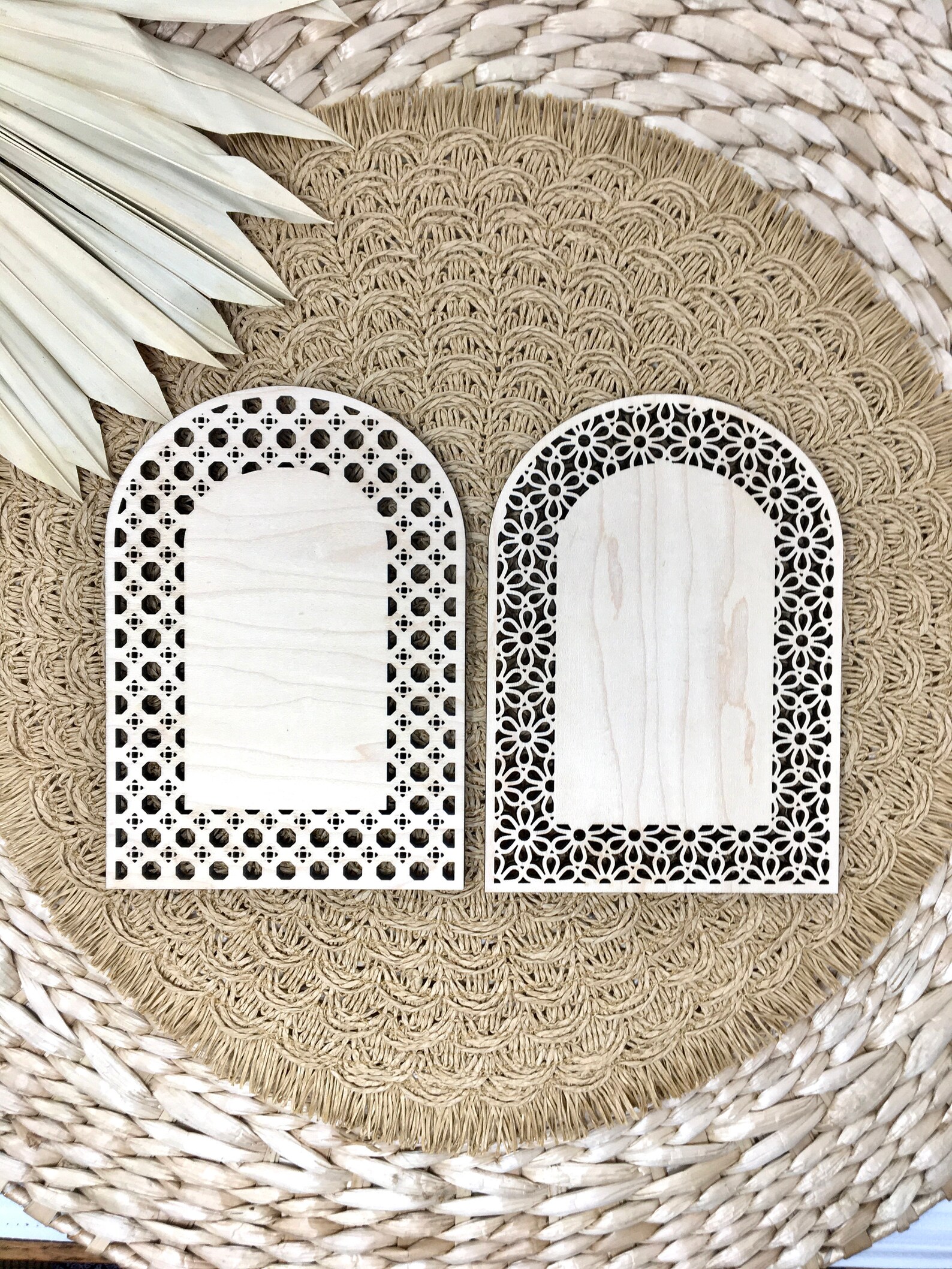 Rattan Arch Bundle Svg, Cane Weave Svg, Boho Frame, Rattan Laser Svg ...