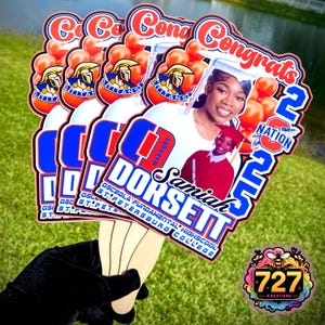 2025 Graduation Fan | Custom Graduation Big Head Photo Fan ...