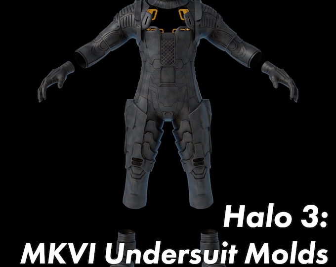 Halo Infinite: Master Chief Undersuit Molds Kit de archivos 3D - Etsy ...