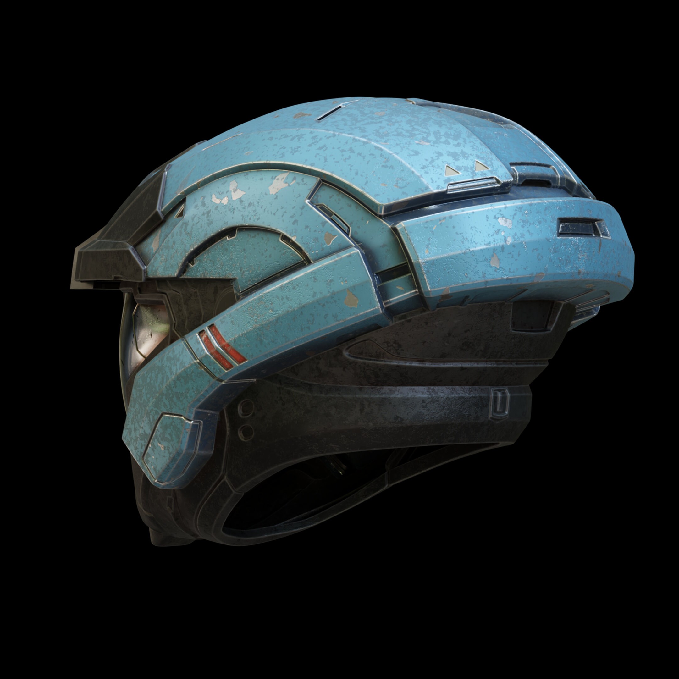 Halo Reach Air Assault "kat" Helmet 3D File Kit - Etsy