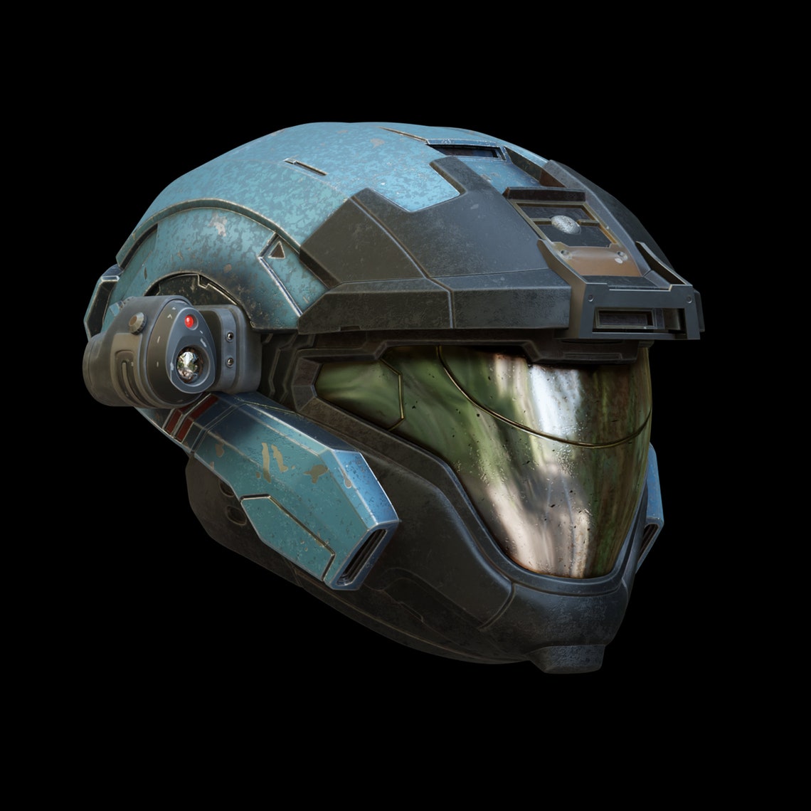 Halo Reach Air Assault "kat" Helmet 3D File Kit - Etsy