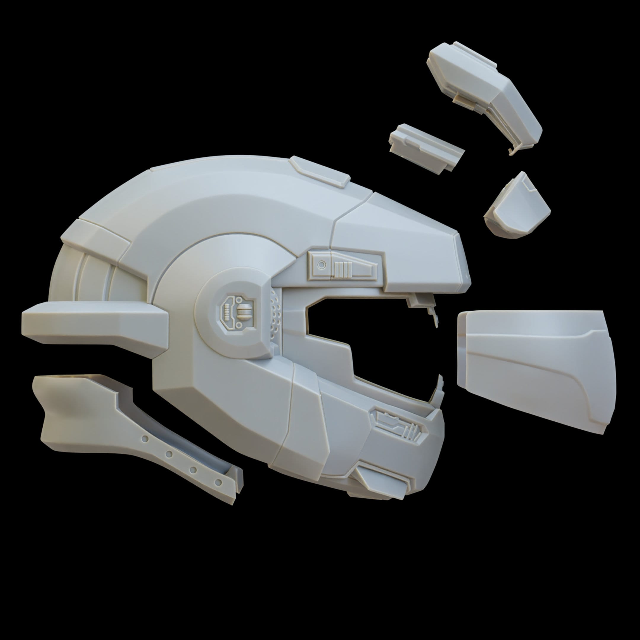 Halo Reach Grenadier jorge Helmet 3D File Kit (Download Now) - Etsy