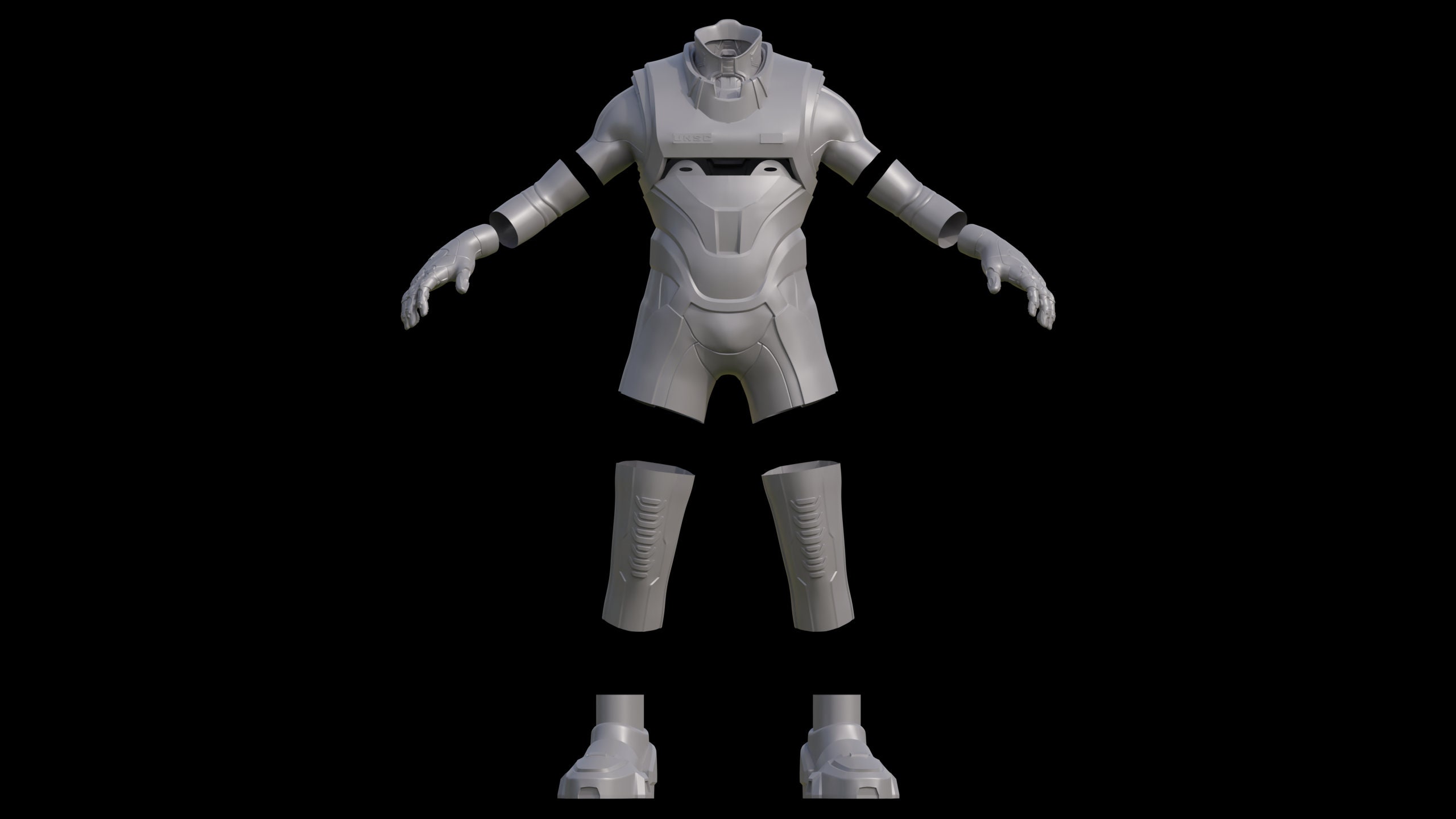 Halo Infinite MKVII Multiplayer Undersuit 3D File Kit - Etsy