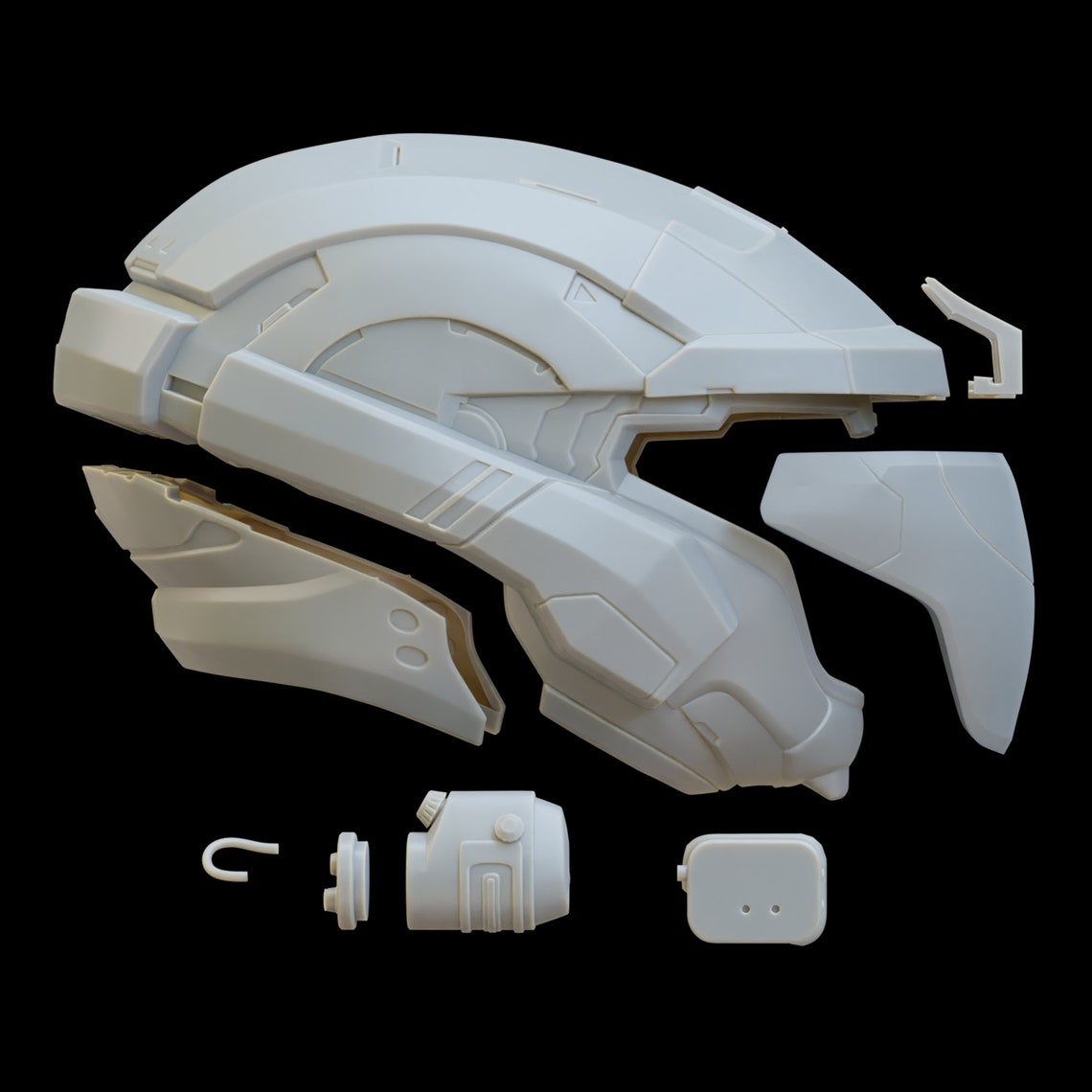 Halo Reach Air Assault "kat" Helmet 3D File Kit - Etsy