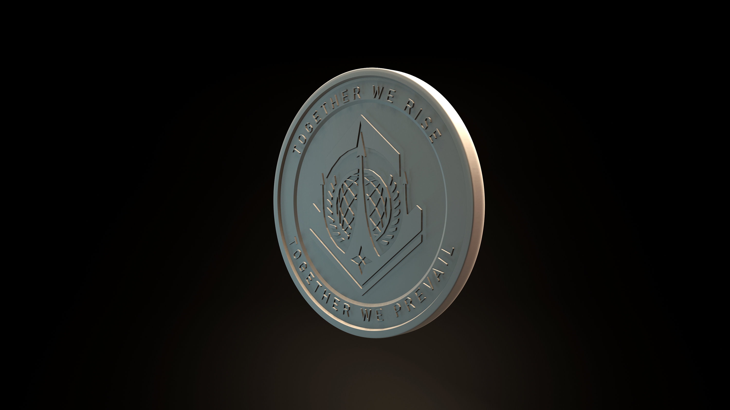 Halo the Series: UNSC Coin 3D Print File | Etsy