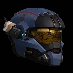 Halo Reach Commando carter Helmet 3D File Kit - Etsy UK