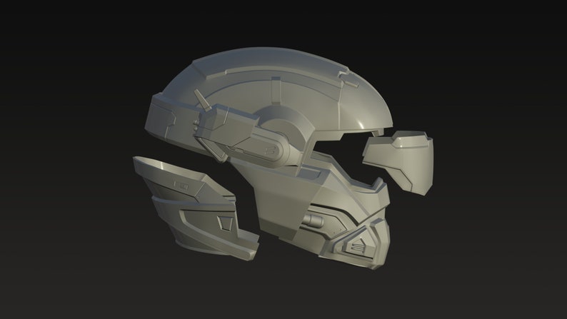 Halo Reach Commando carter Helmet 3D File Kit - Etsy UK