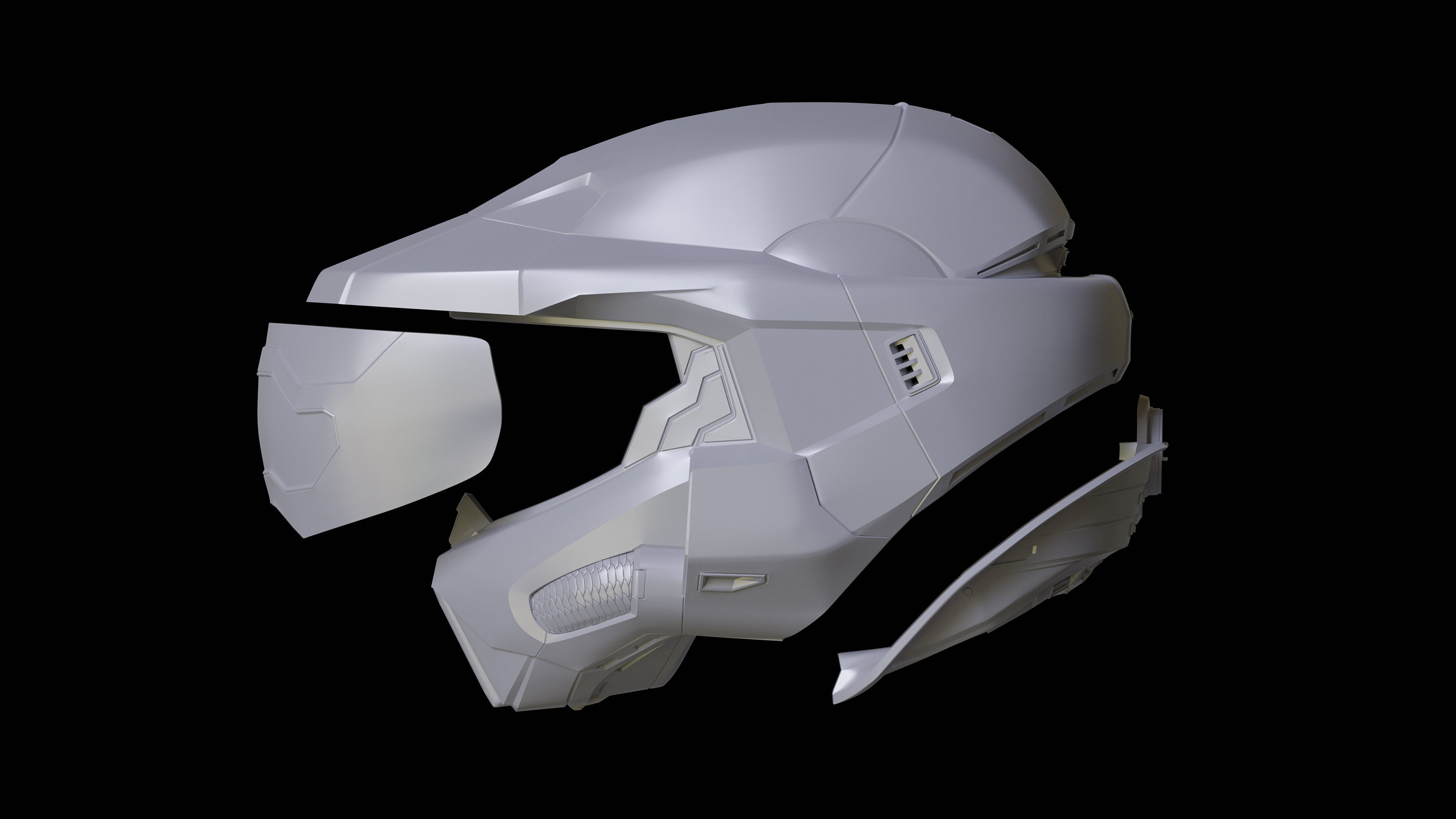 Halo Infinite Master Chief Helmet 3D File Kit - Etsy