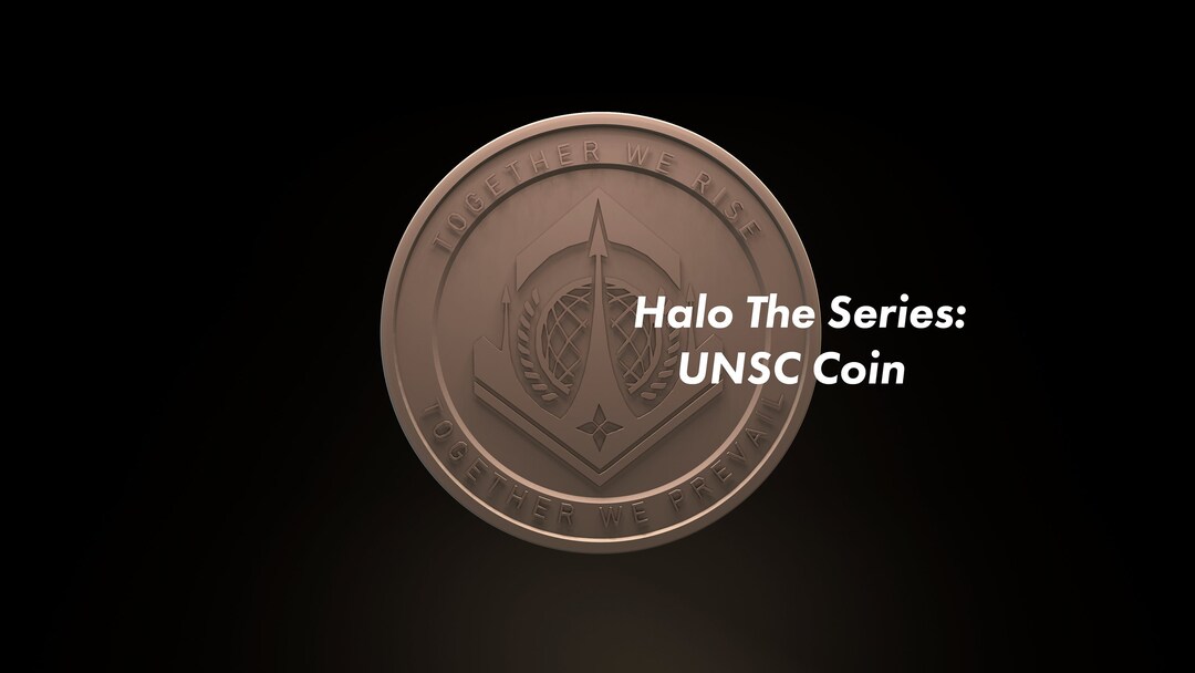 Halo the Series: UNSC Coin 3D Print File - Etsy
